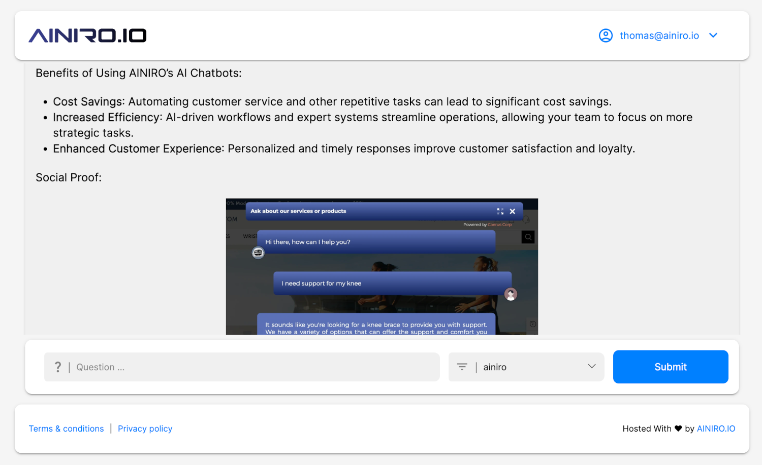 Create a SaaS AI Company based upon ChatGPT | AINIRO.IO