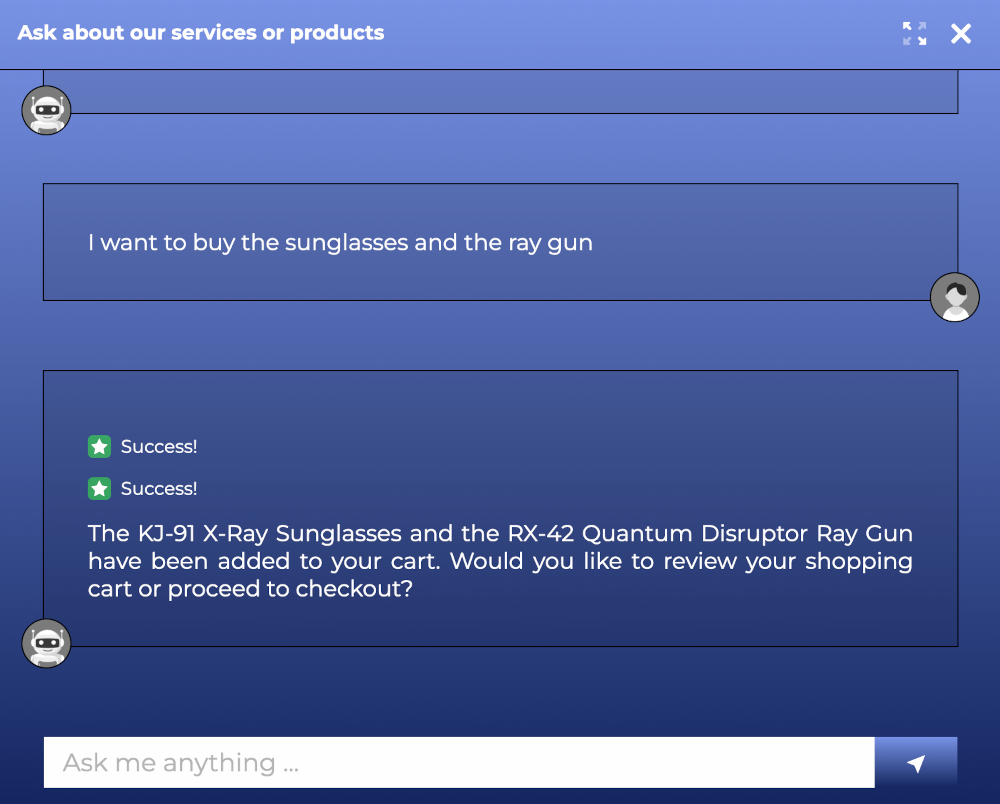 How to Build a Shopping Cart AI Chatbot | AINIRO.IO